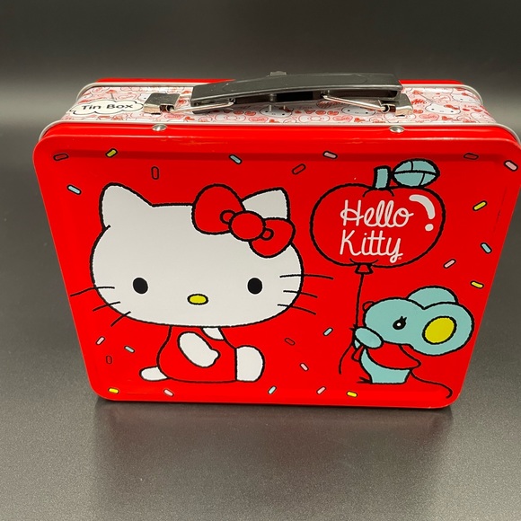 Hello Kitty Accessories Hello Kitty Metal Lunch Box 7 X 6 Poshmark